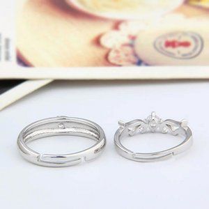 Jewelry | 2pcs Sterling Silver Angel Wings Matching Couple Rings | Poshmark